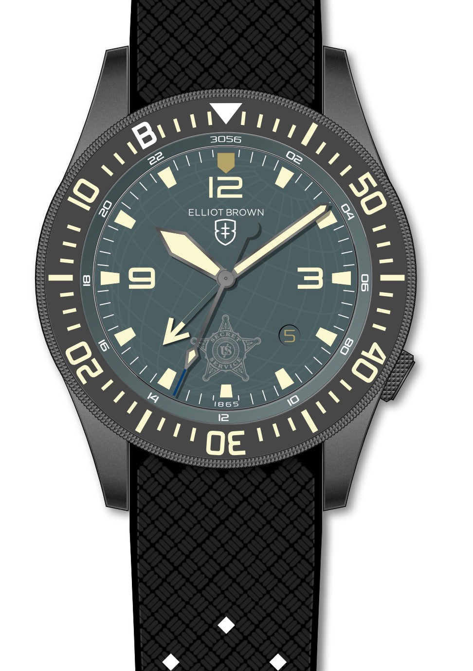 US Secret Service Limited Edition Holton GMT automatic - Elliot Brown ...