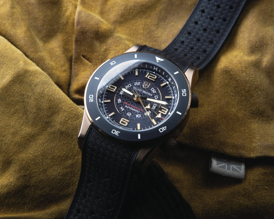 BEACHMASTER AUTOMATIC: 0H0-A02-B12 - Elliot Brown Watches