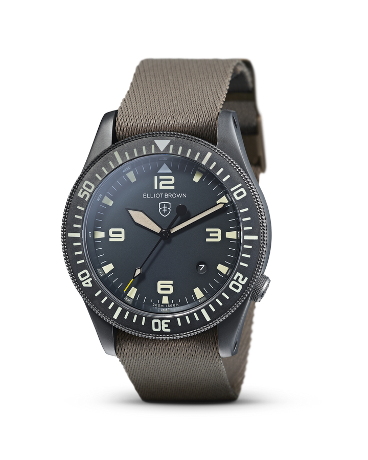 Elliot Brown Watches worn by adventurers, built to go the distance